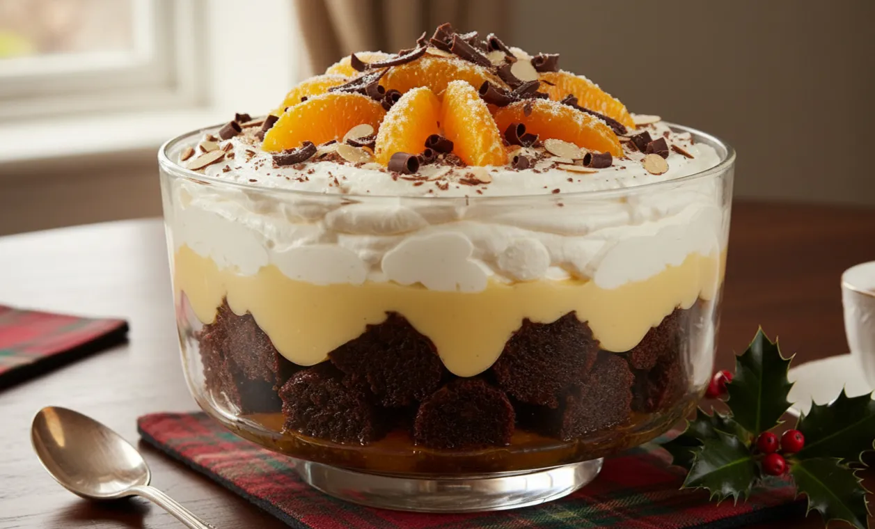 Classic British Christmas Pudding Trifle Recipe - Next Delicious